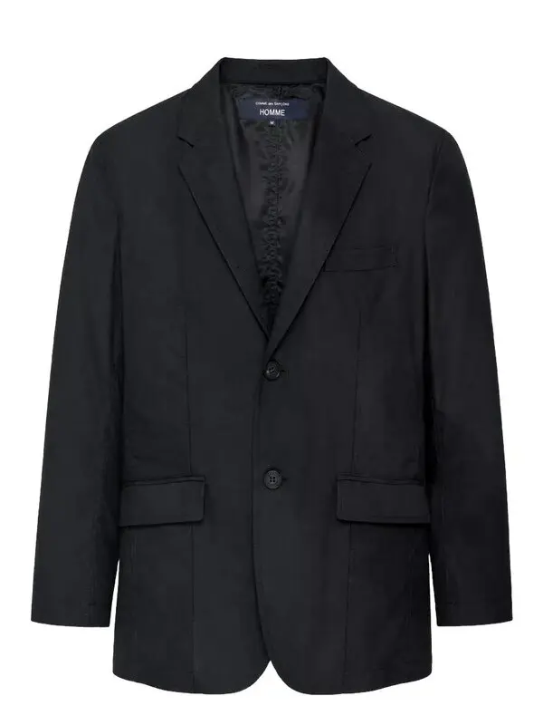 Comme Des Garçons Wool Single-breasted Blazer - Black