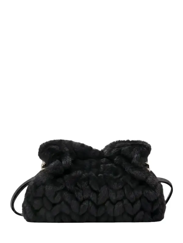 Liu Jo Faux Fur Small Bag - Black
