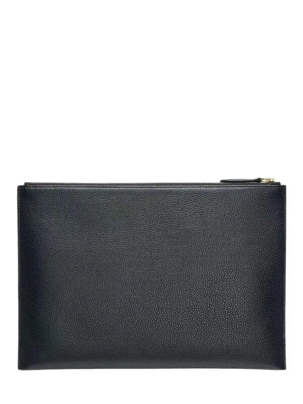 Mulberry Grained Leather Pouch - Black