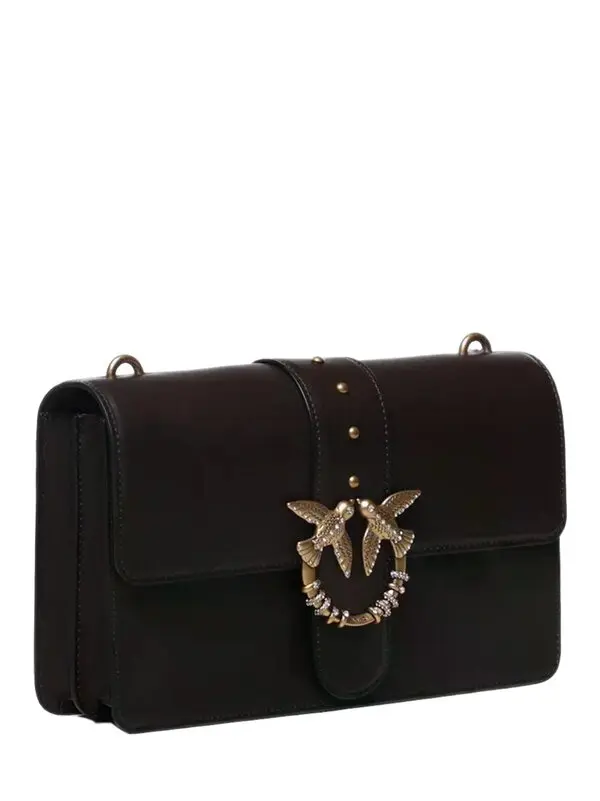 Pinko Love Bag Crossbody Bag With Stud Embellishment - Brown