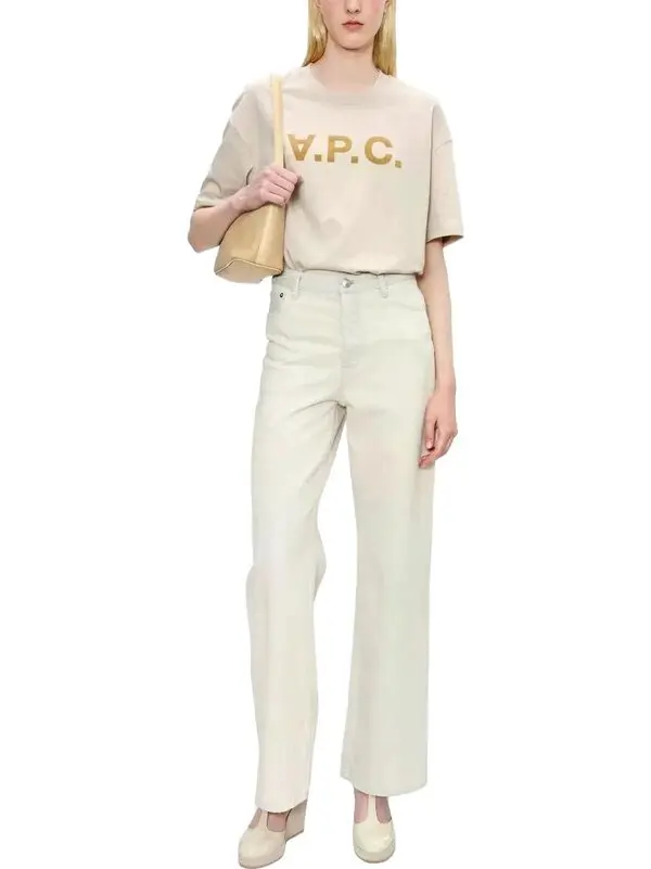 A.p.c. Vpc Logo Print T-shirt - Neutrals