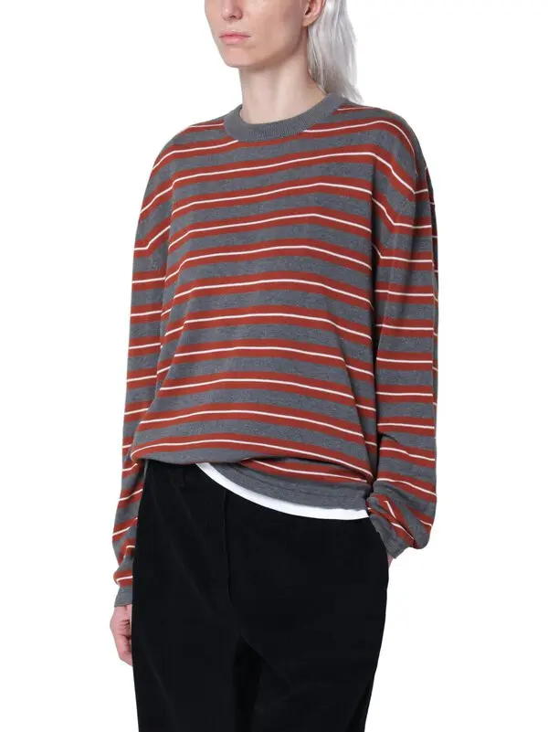 CORDERA Oversized Striped Organic Cotton Sweater - Multicolor