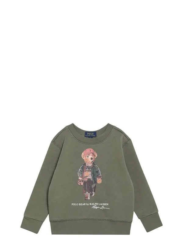 Polo Ralph Lauren Polo Bear Cotton-blend Sweatshirt - Green