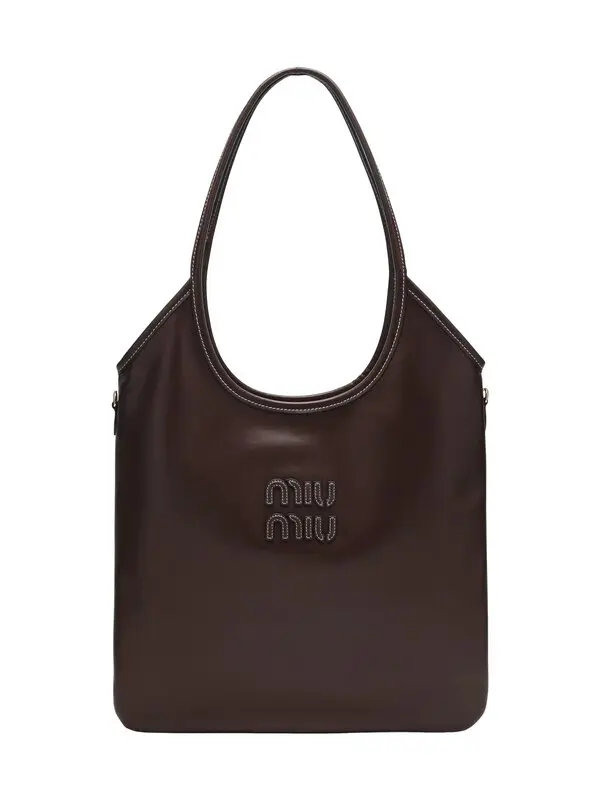 Miu Miu Leather Handbag - Brown