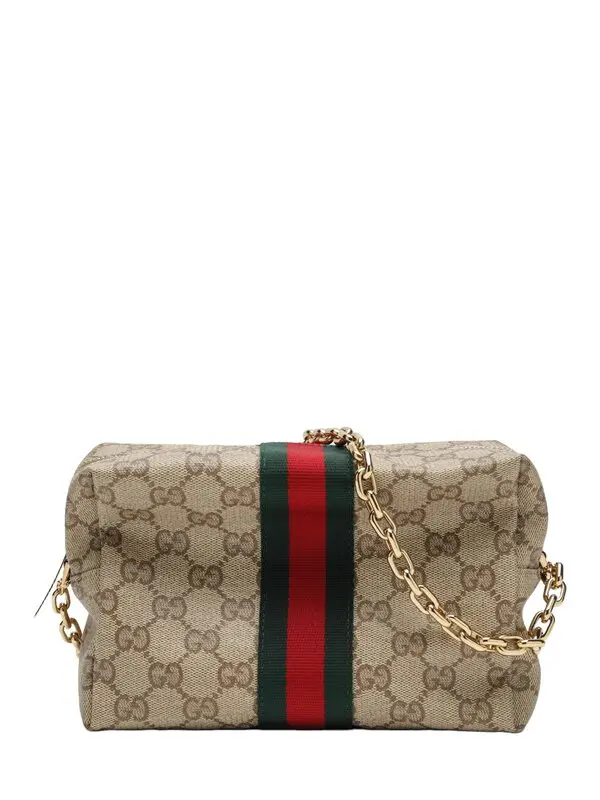 Gucci Mini Camera Bag With Web Stripe - Beige