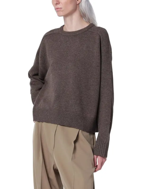 Loulou De Saison Briha Wool Cashmere Sweater - Brown