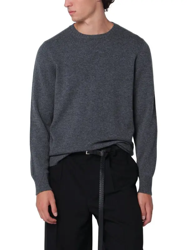 DRUMOHR Cashmere Crew Neck Sweater - Grey