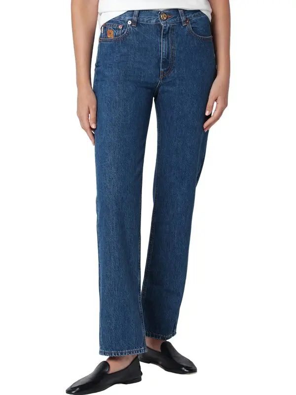 BLAZÉ MILANO Paso Nariida Jeans In Sapphire - Blue