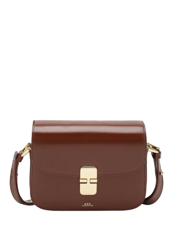 A.p.c. Small Grace Shoulder Bag - Brown