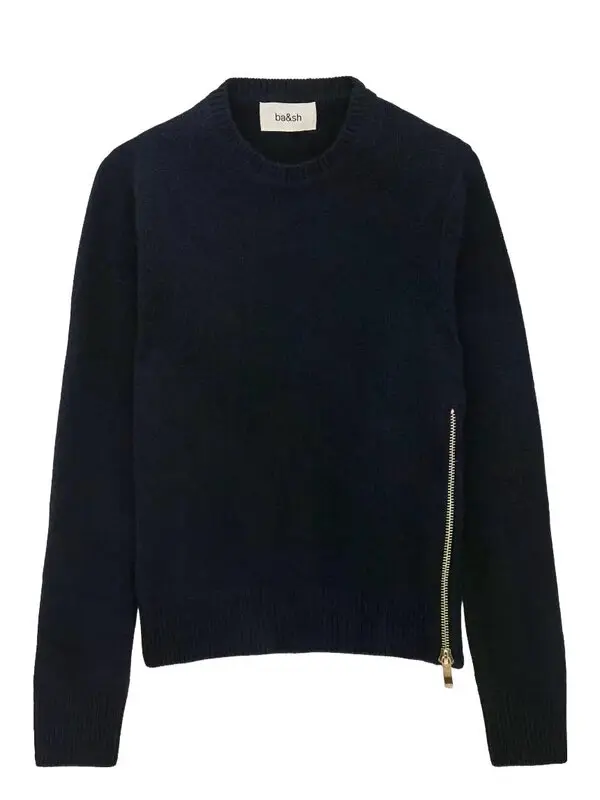 Ba&sh Cheyla Side-zip Sweater - Blue