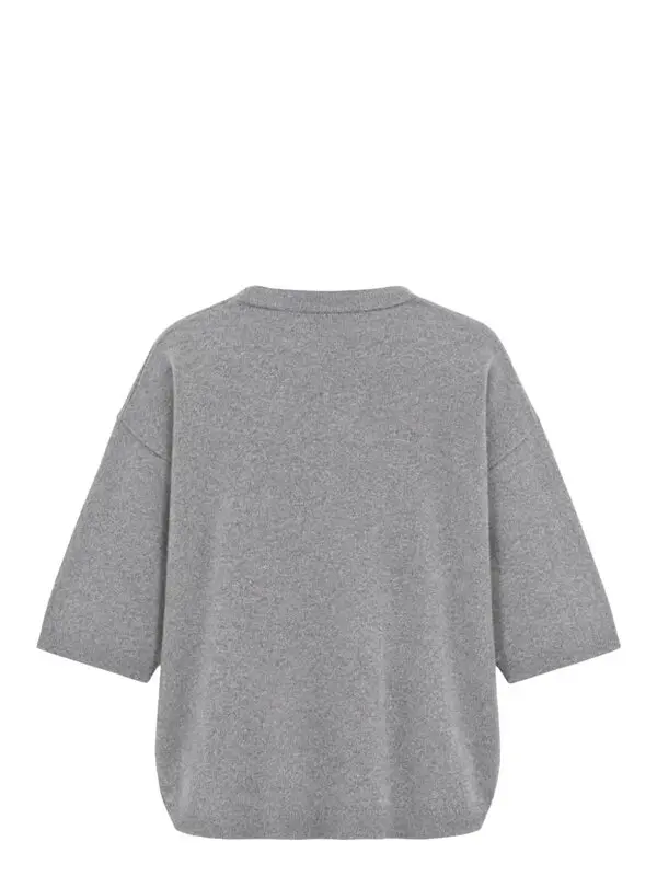 Sofie D'hoore Short-sleeve Wool Sweater - Grey