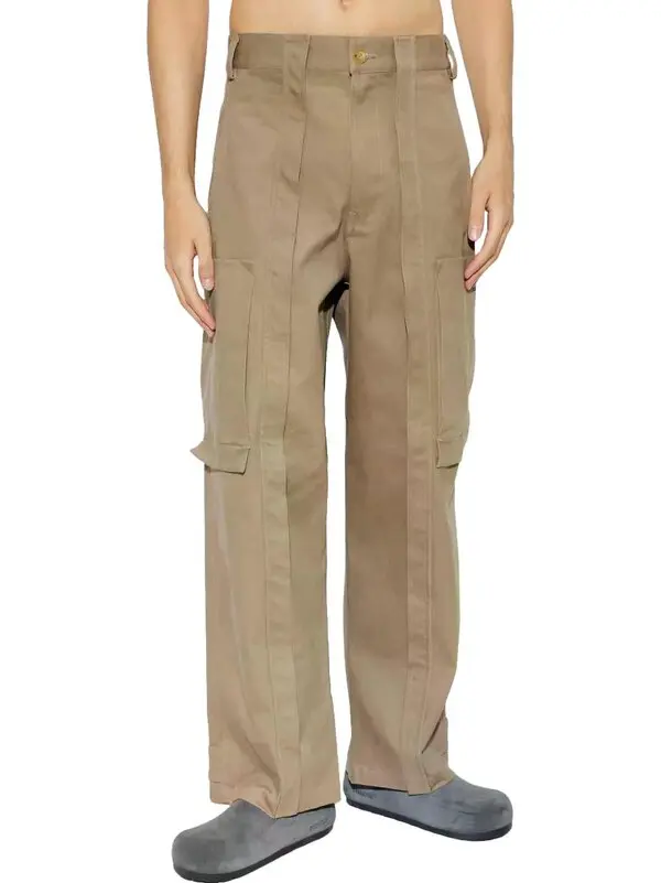 DARKPARK Adrian Paneled Cargo Trousers - Neutrals