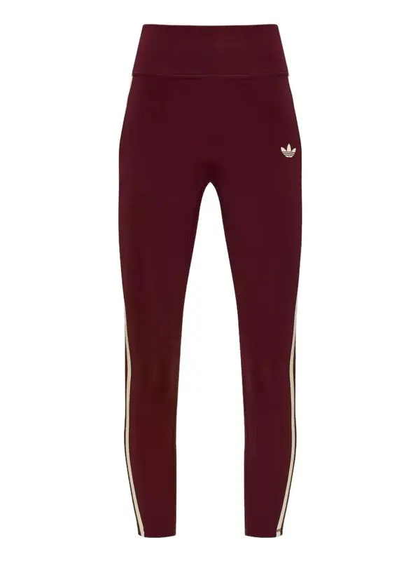 Adidas Originals Sport Superstar Logo-print Leggings - Red