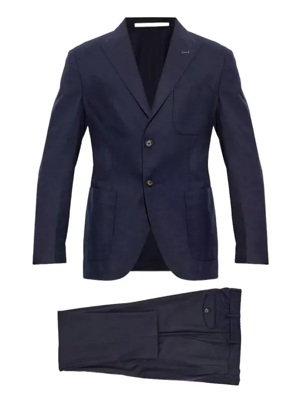 Eleventy Wool Suit - Blue