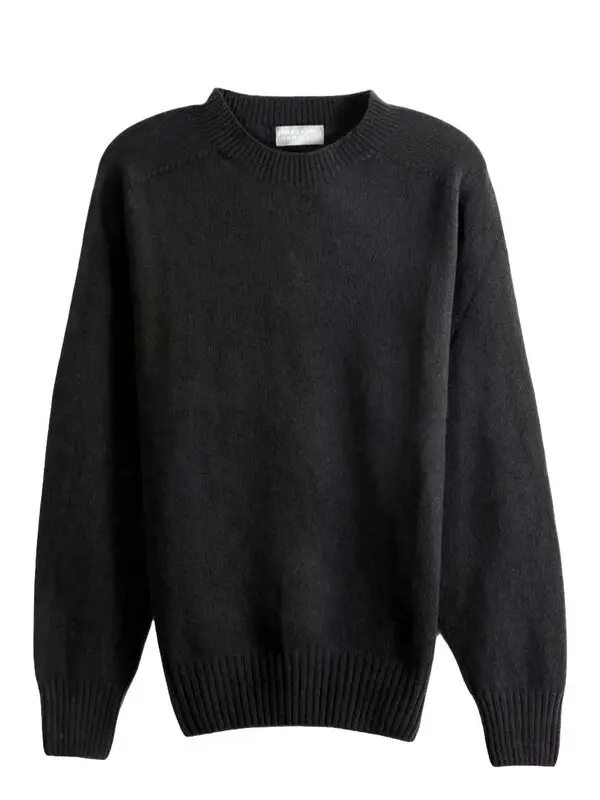 MARGARET HOWELL Asphalt Crew-neck Sweater - Grey