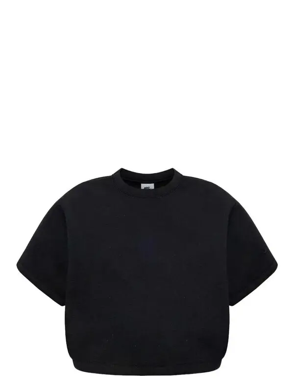 Nike Swoosh Embroidered T-shirt - Black