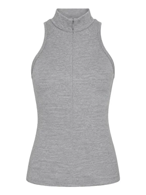 CLUB21 COLLECTION High-stretch Cut-out Tank Top - Grey