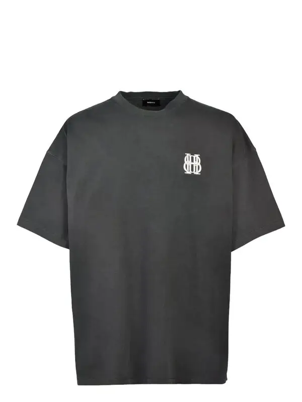 BREATH Bh Logo-print Box-fit T-shirt - Grey
