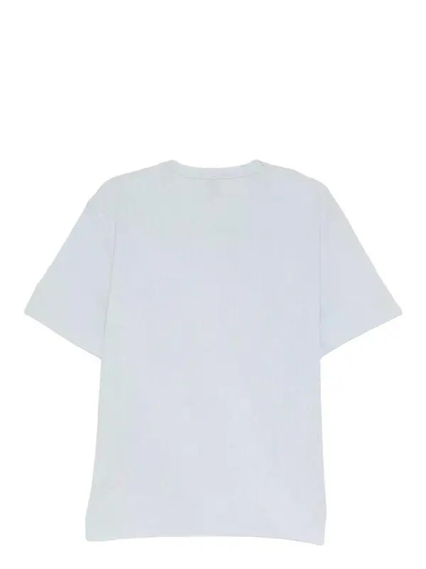 BOSS Logo-embroidered T-shirt - Blue