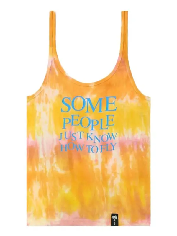 Palm Angels X Ibiza Capsule Tie-dye Tank Top - Orange