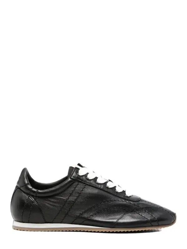 TOTEME Flex Nappa Sneakers - Black