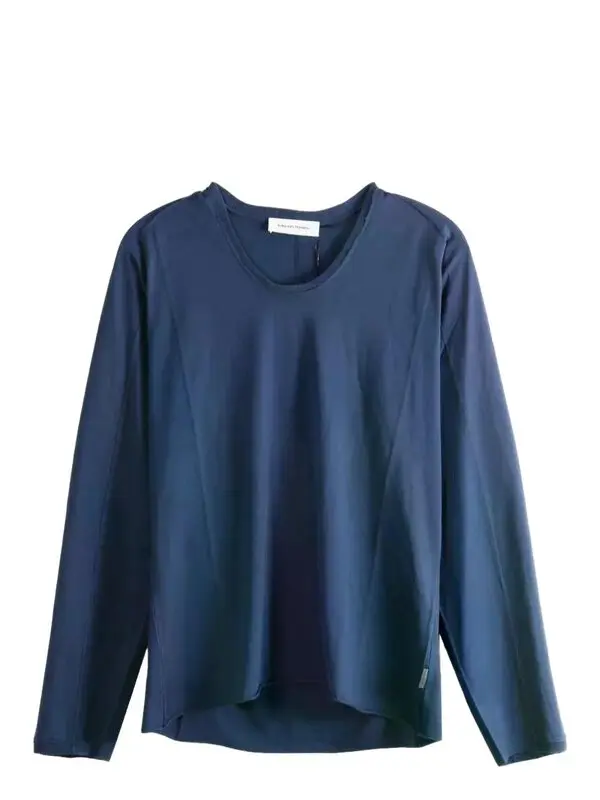 KIKO KOSTADINOV Layered-neck Long-sleeve T-shirt - Blue