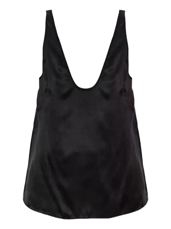 TOM FORD Sleeveless Silk Top - Black