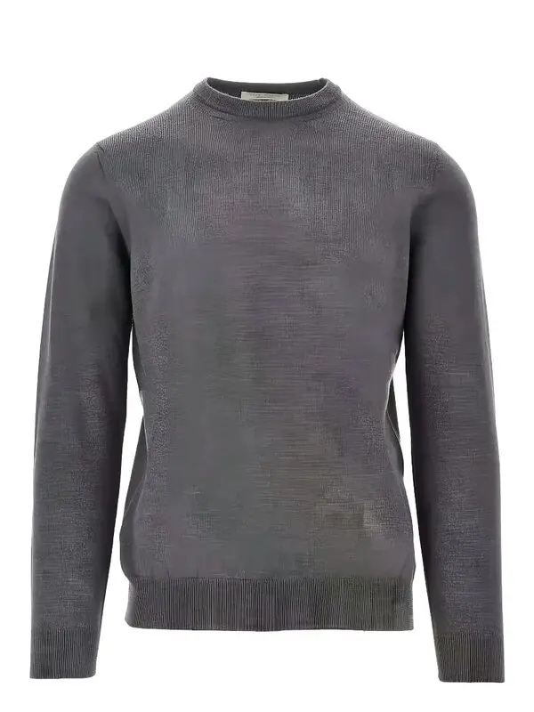 THE M.. Crew-neck Wool Knit - Grey