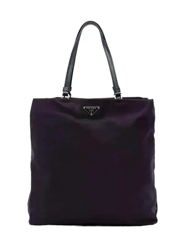 Prada Tessuto Tote Bag - Purple