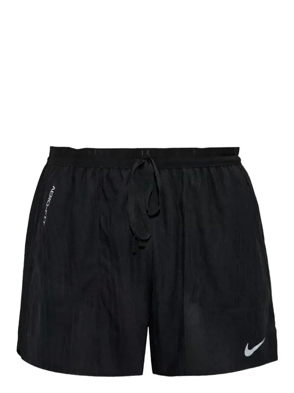 Nike Aero-fit Logo Running Shorts - Black