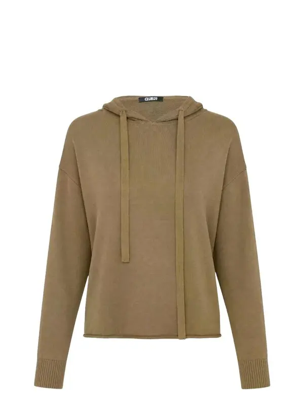 CLUB21 COLLECTION Rafa Drawstring Hoodie - Neutrals