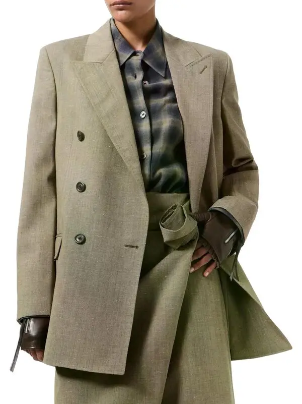 Our Legacy Haul Double-breasted Blazer - Neutrals