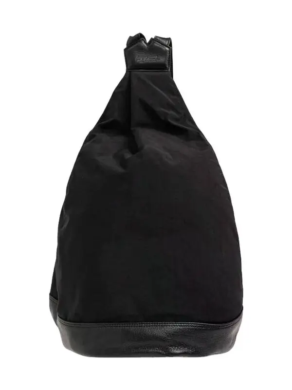 Yohji Yamamoto Logo-patch Backpack - Black