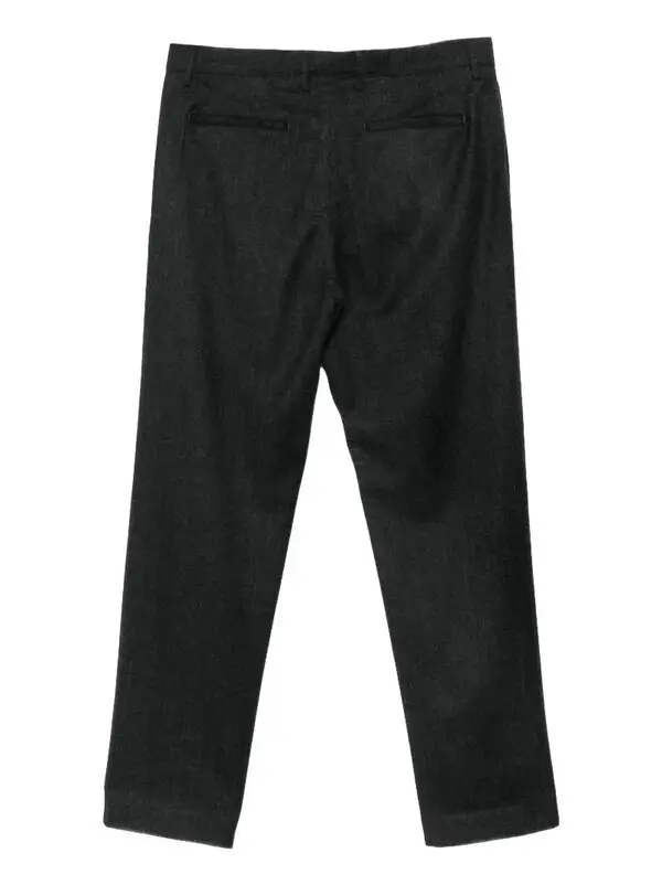 Canali Pleated-front Tailored Trousers - Grey