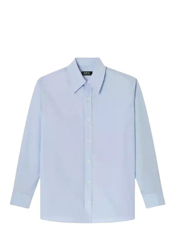 A.p.c. Kayla Long-sleeve Shirt - Blue