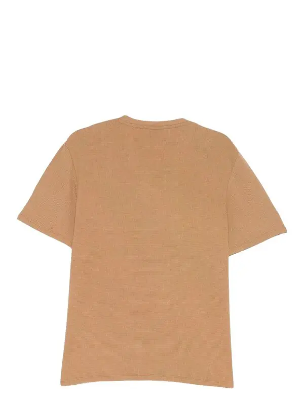 BOSS Logo-embroidered T-shirt - Neutrals