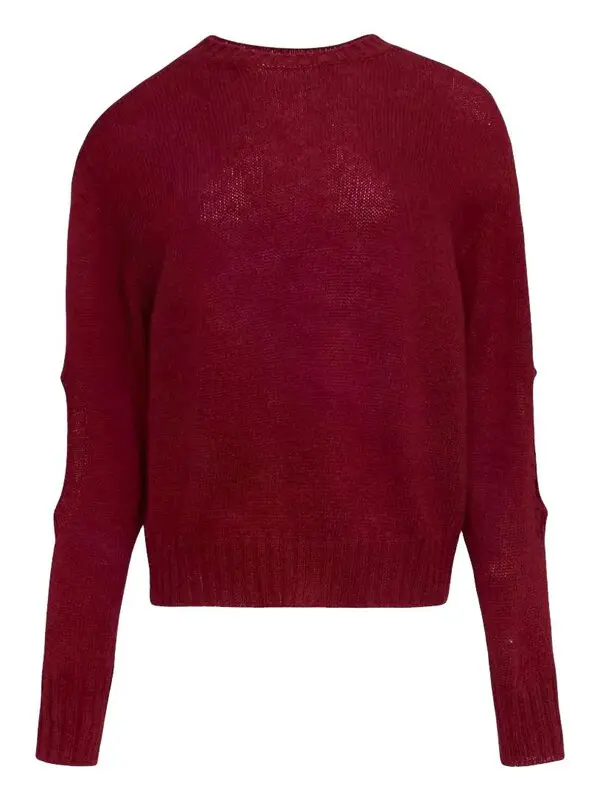Undercover Cut-out Detail Sweater - Red