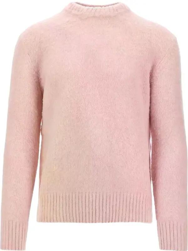 PIACENZA CASHMERE 1733 Wool Crew Neck Sweater - Pink