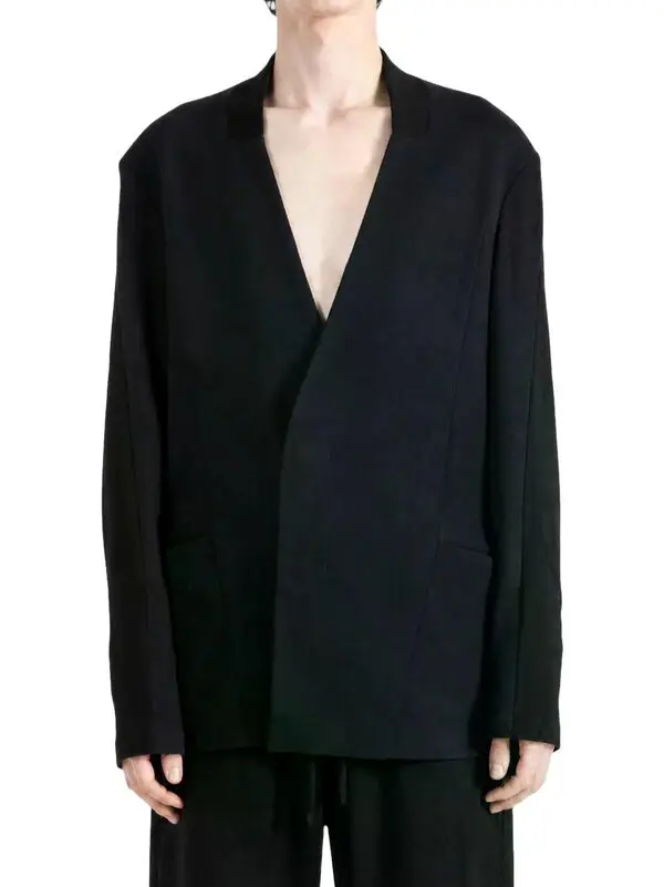KIKO KOSTADINOV V-neck Panelled Jacket - Black