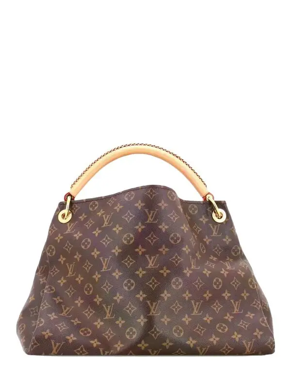 LOUIS VUITTON Artsy Monogram Canvas Mm Hobo Bag - Brown