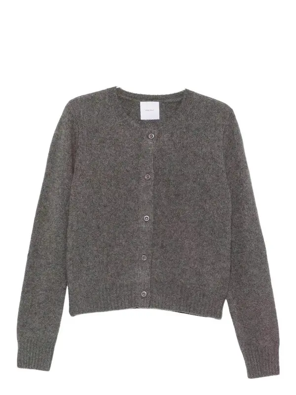 IVORY PARIS Lucy Button-up Cardigan - Grey