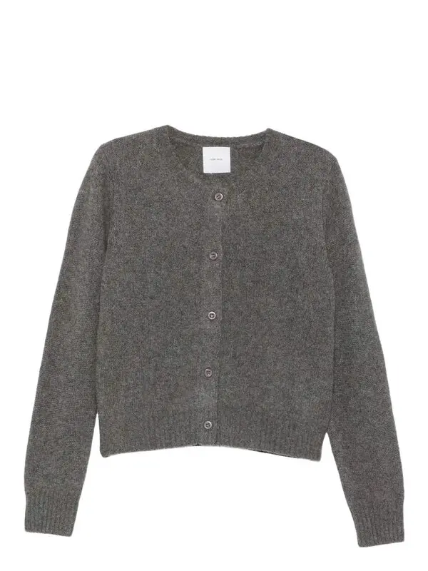 IVORY PARIS Lucy Button-up Cardigan - Grey