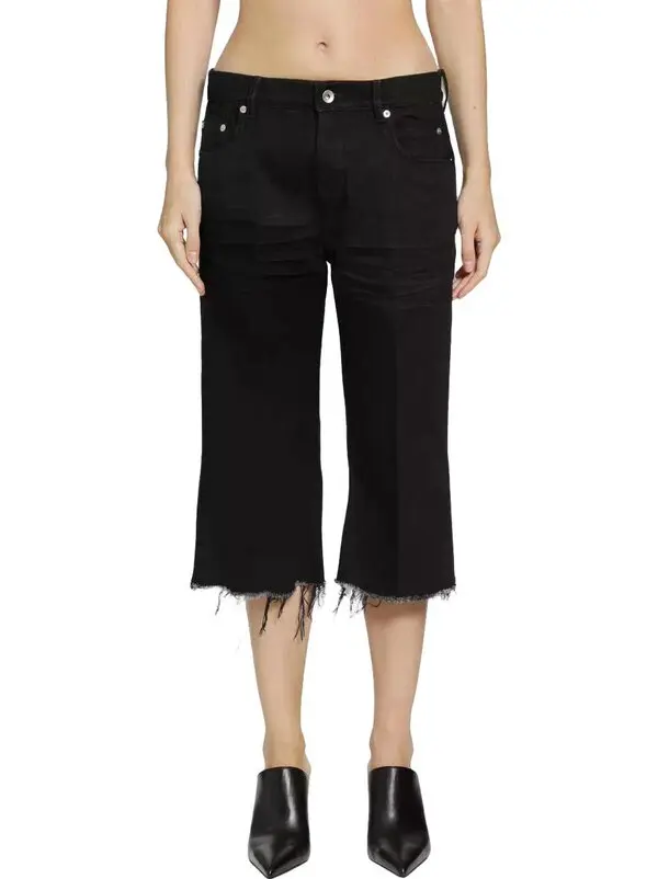 Rick Owens Bolan Cropped Jeans - Black