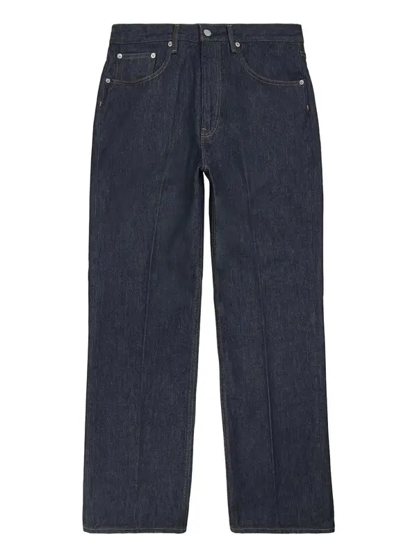 Auralee Hard Twist Straight Jeans - Blue