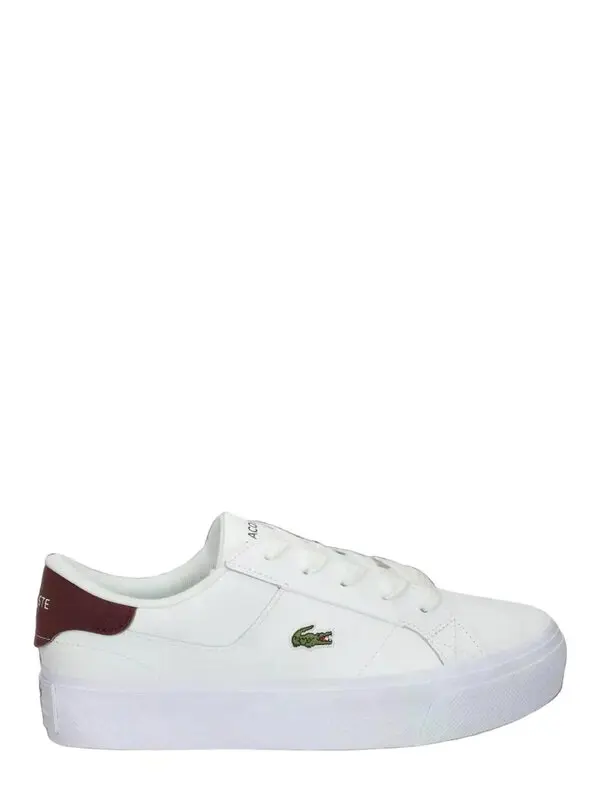 Lacoste Logo-patch Platform Sneakers - White