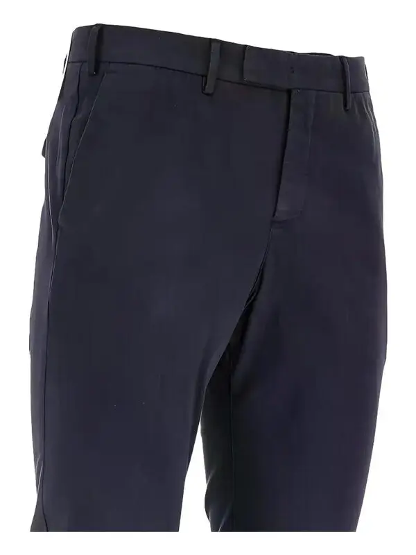 PT TORINO Tailored Belt-loop Trousers - Blue