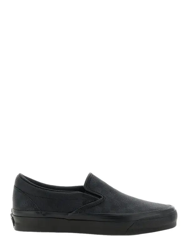 VANS Premium Classic Checkerboard Slip-on Sneakers - Black