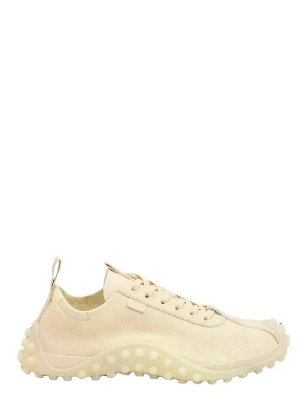AMI Paris Cow Leather Mirage Lace-up Sneakers - Neutrals