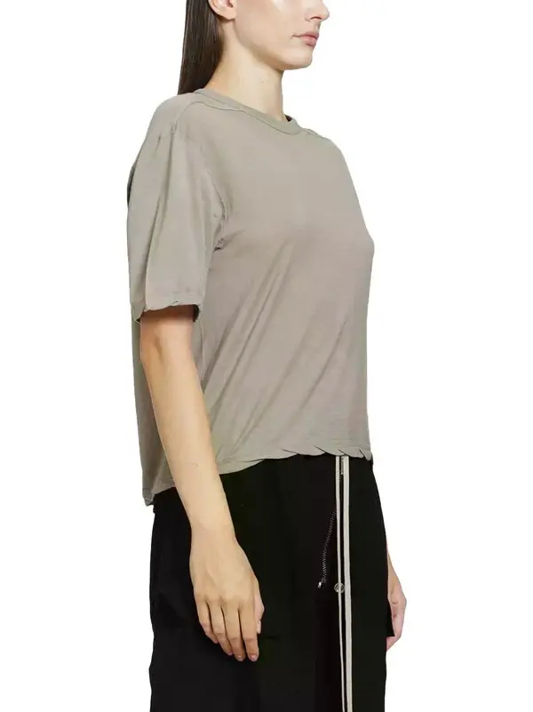 Rick Owens Raw-edge T-shirt - Neutrals