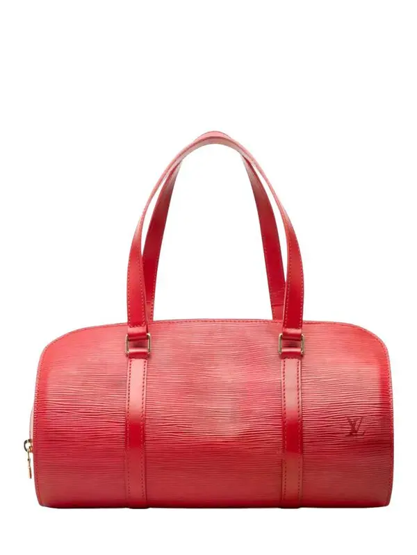 LOUIS VUITTON Epi Soufflot Handbag - Red